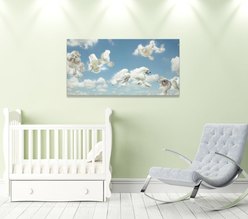 Cloodles // Pilleriin Leet // Canvas Surreal Artwork, Gallery Wrapped ...