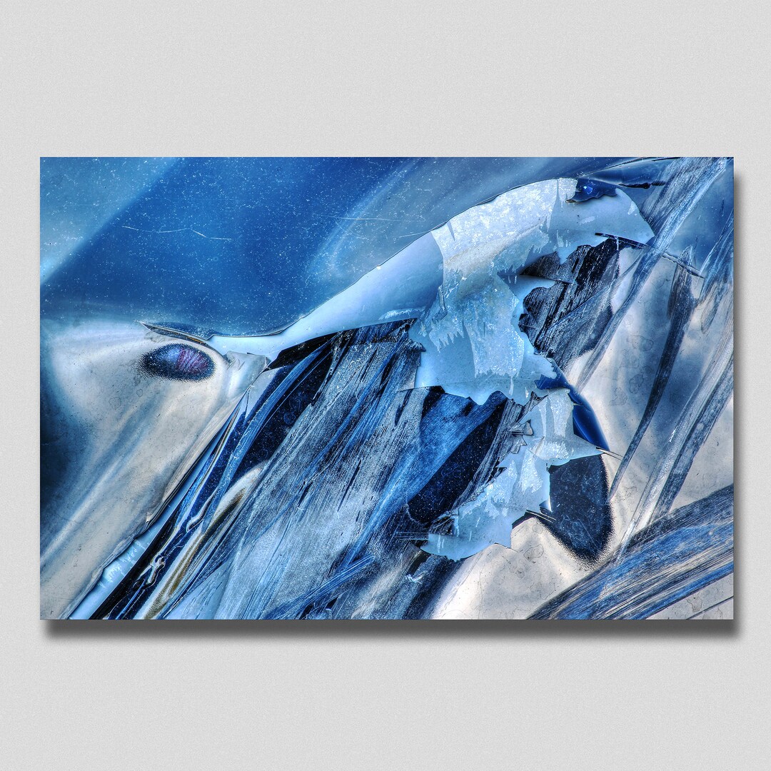 Ice Fishing // Mike Cable // Abstract Photography Wall Art, Large ...