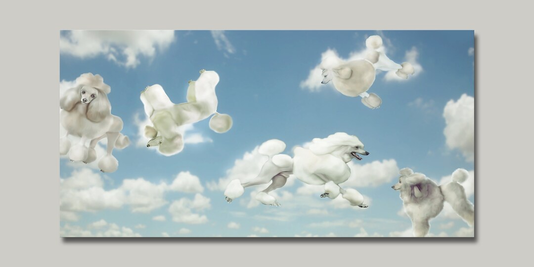 Cloodles // Pilleriin Leet // Canvas Surreal Artwork, Gallery Wrapped ...