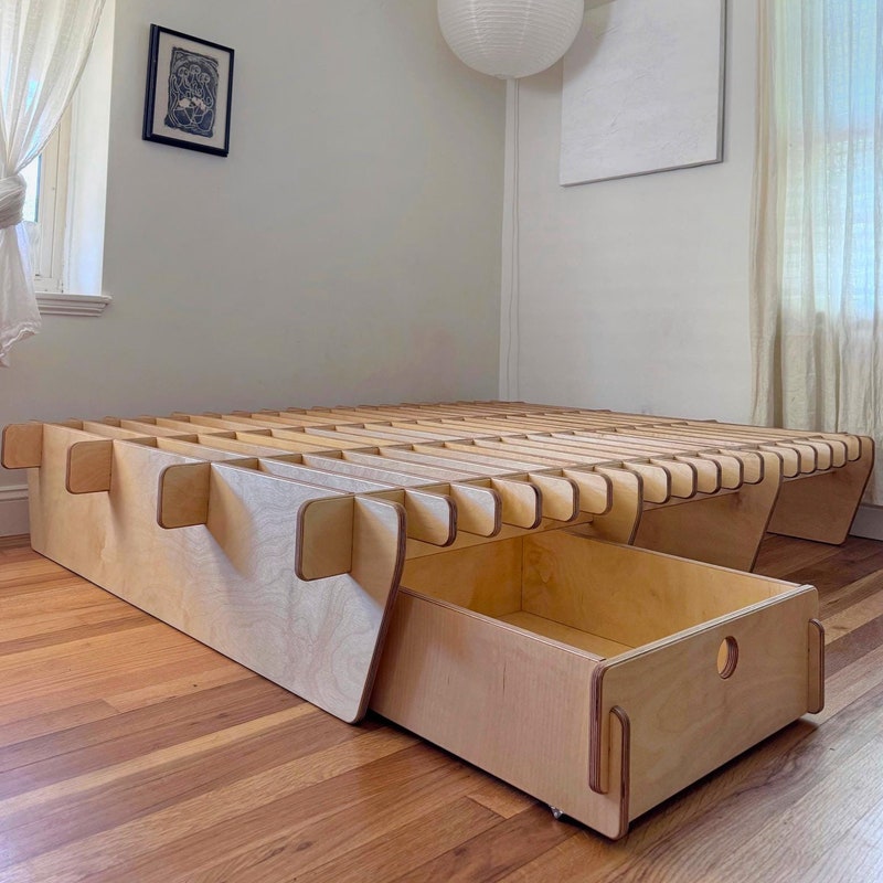 Japanese Joinery Bed Frame - Etsy