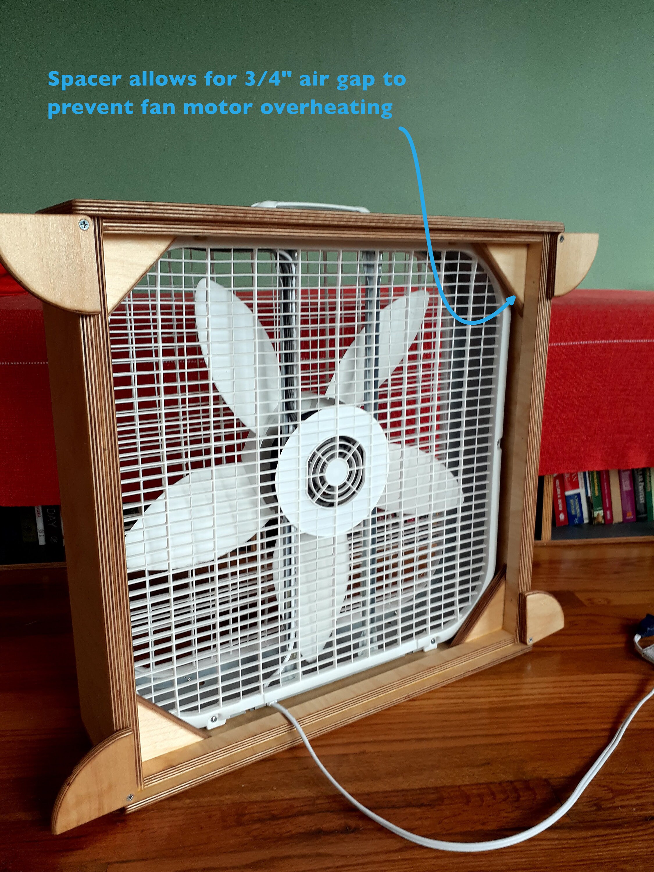 DIY AIR FILTER Box Fan Air Filtration for Smoke, Allergens, or Dust. - Etsy