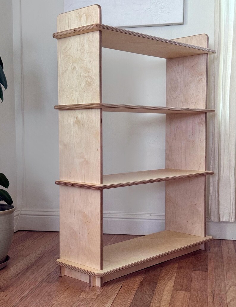 Birch Block BOOKSHELF - Etsy