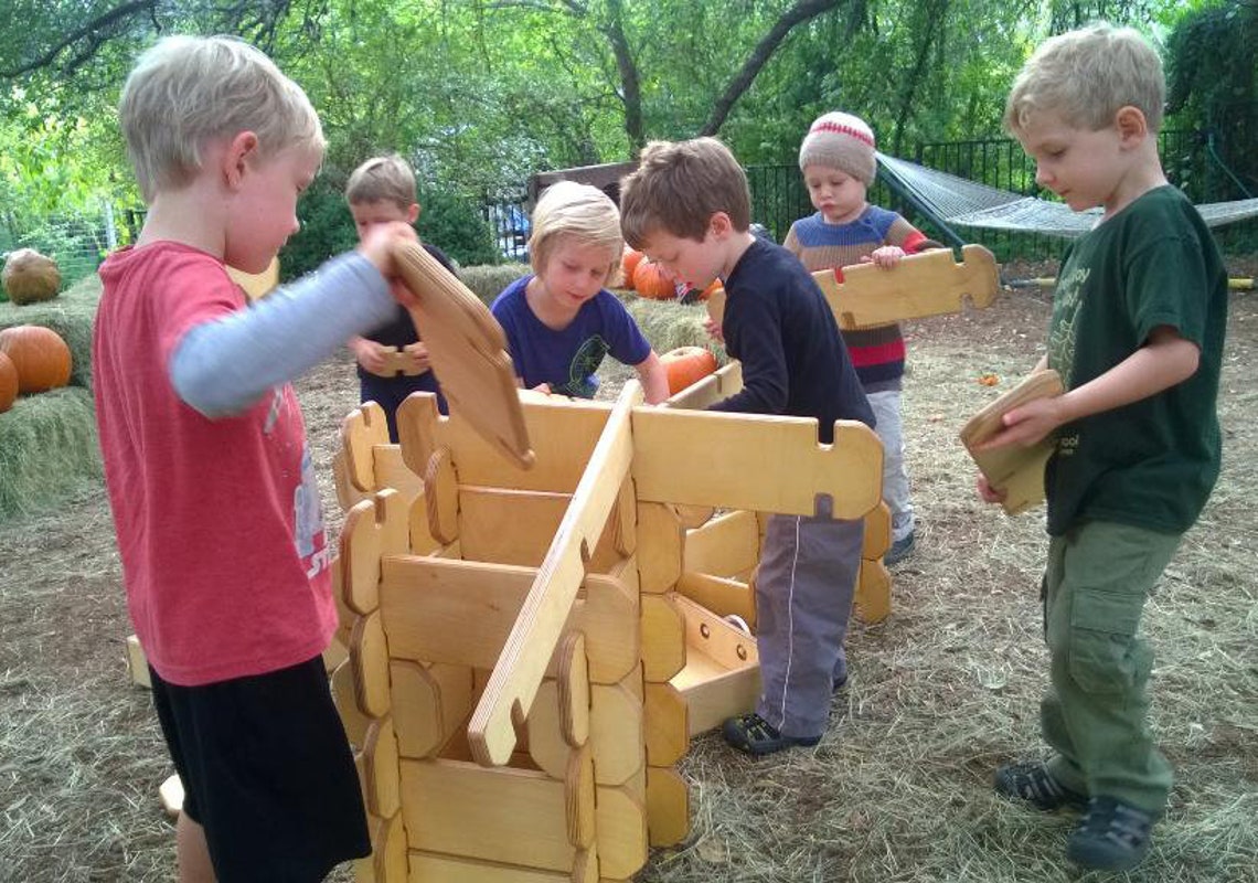 BUILDER BOARDS - Playhouse Building Blocks, Creative Construction Play ...
