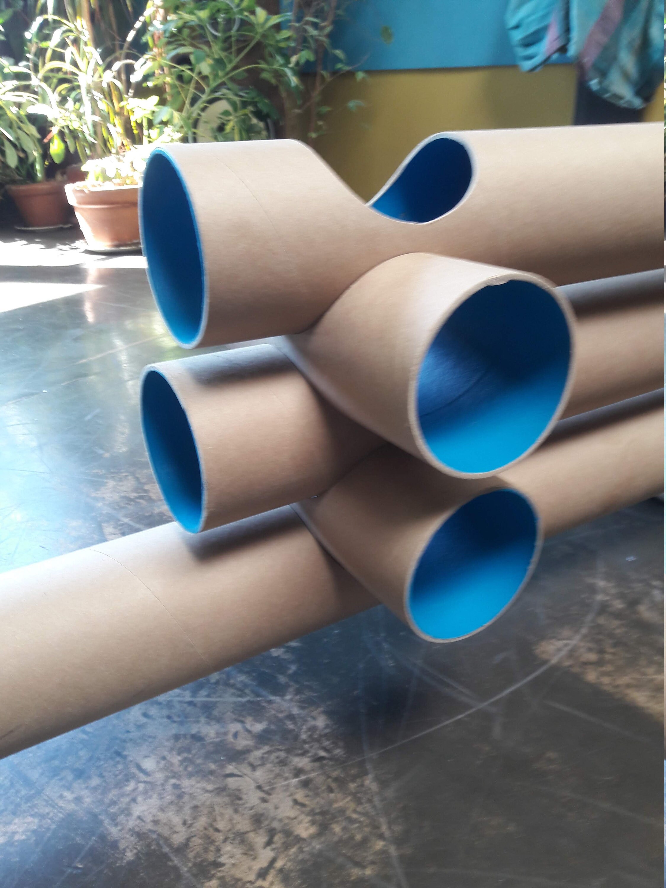 TIMBER TUBES - Log Cabin Playhouse Parts, Creative Construction Play ...