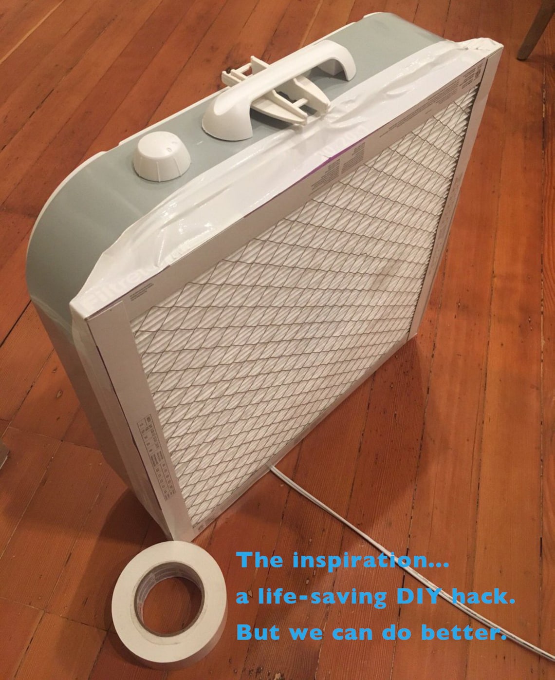 DIY AIR FILTER Box Fan Air Filtration for Smoke, Allergens, or Dust. - Etsy