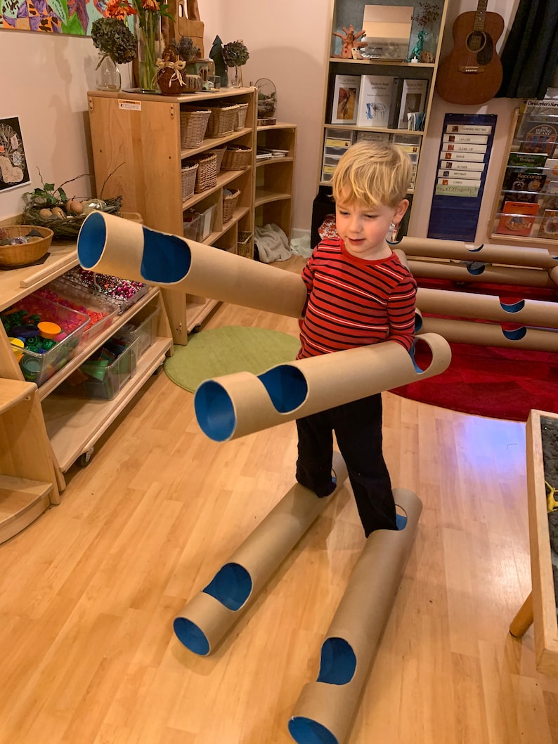 TIMBER TUBES - Log Cabin Playhouse Parts, Creative Construction Play ...