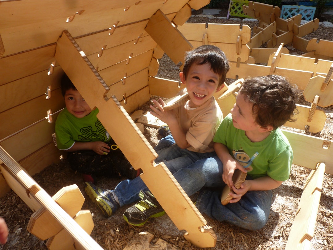 BUILDER BOARDS - Playhouse Building Blocks, Creative Construction Play ...