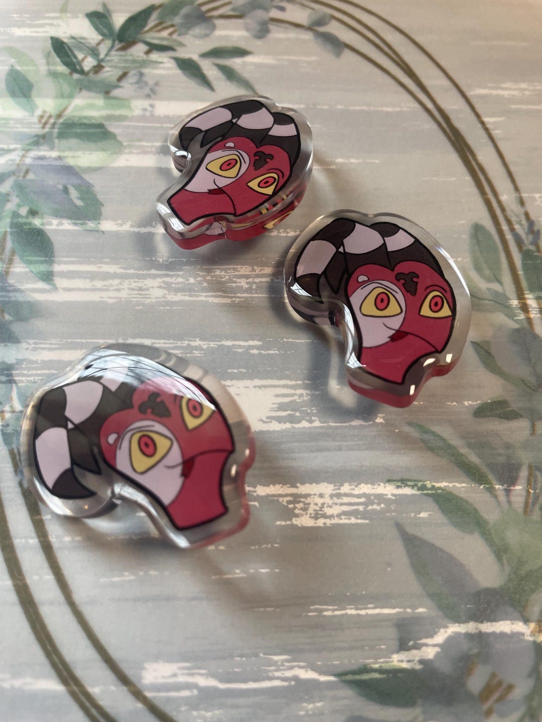 Helluva Boss Blitzo Acrylic Epoxy Shoe Charm - Etsy