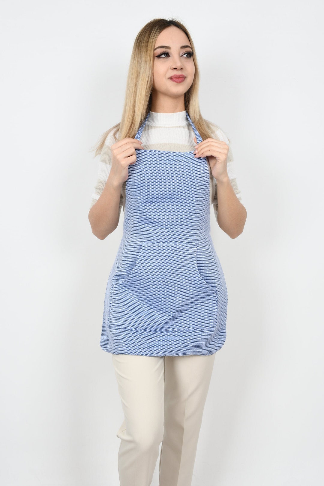 Dish Washing Smock, Turkish Towel Apron, Cooking Apron, Chic Gardening ...