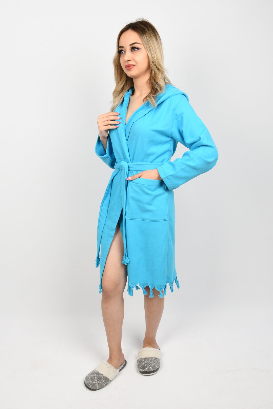 Personalized Robe, Bridal Shower Gown, Organic Bathrobe, Gift Pajama ...