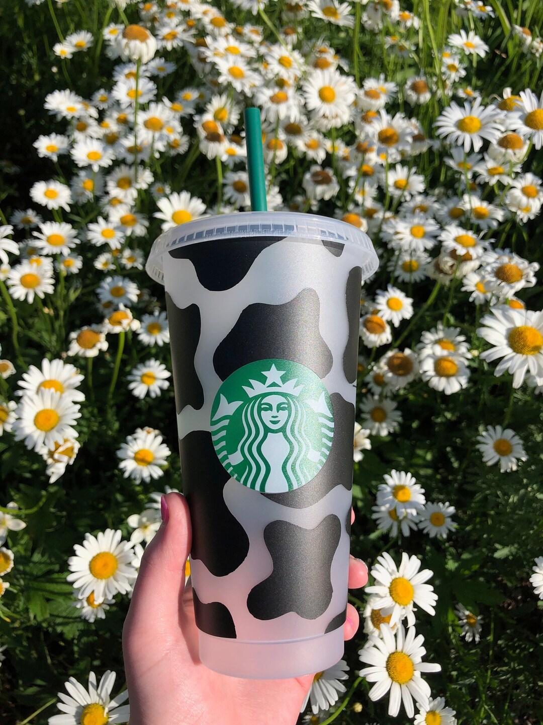 Custom/personalized Cow Print Starbucks Cup - Etsy