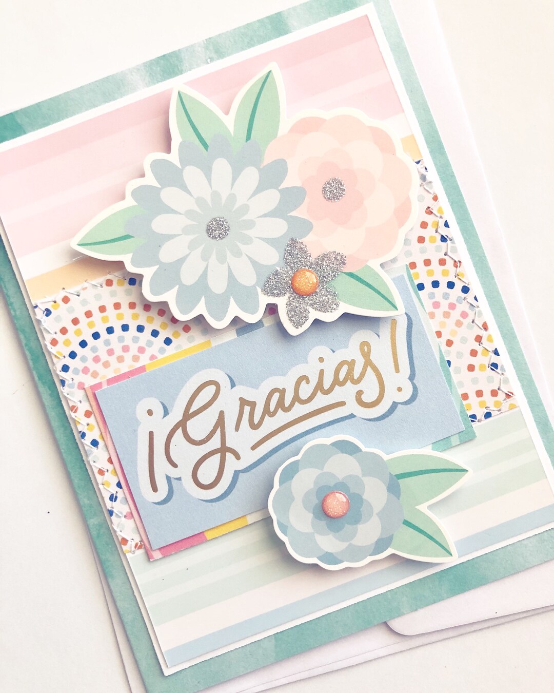 Gracias Card Spanish Greeting Card Spanish Thank You Card - Etsy