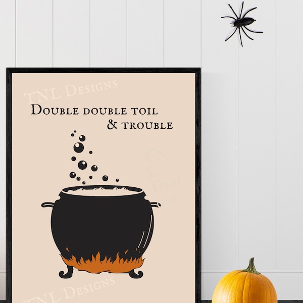Double Double Toil and Trouble - Etsy