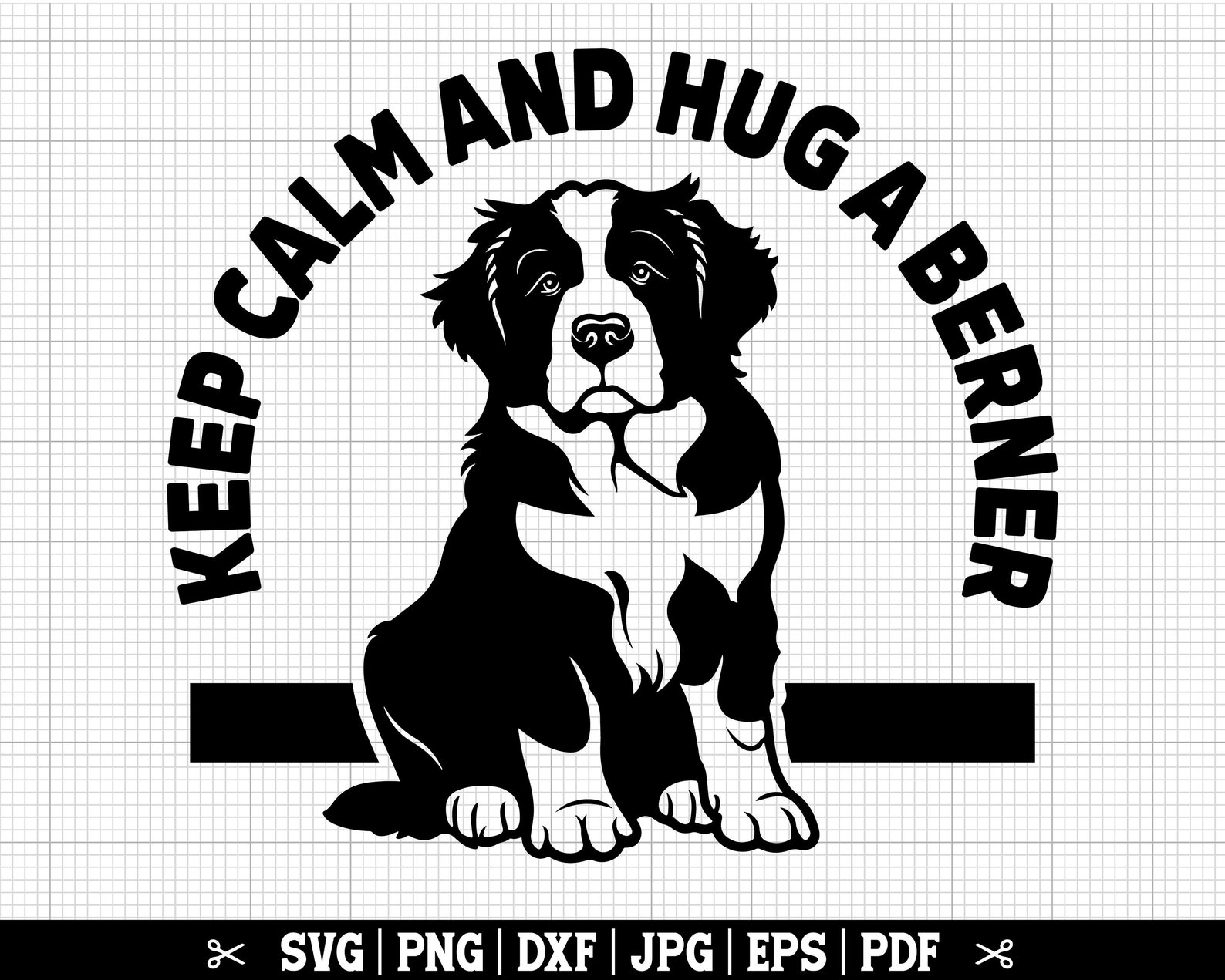 Bernese Mountain Dog SVG Bundle, Berner Bundle SVG, Bernese Mountain ...