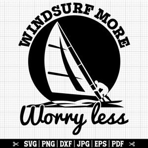 Windsurfing SVG Bundle, Windsurf SVG Bundle, Windsurfer SVG, Windsurf ...