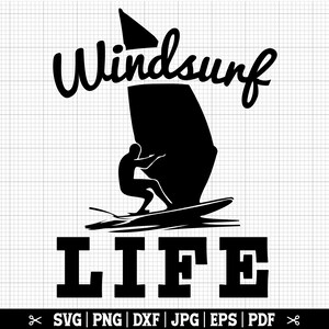 Windsurfing SVG Bundle, Windsurf SVG Bundle, Windsurfer SVG, Windsurf ...