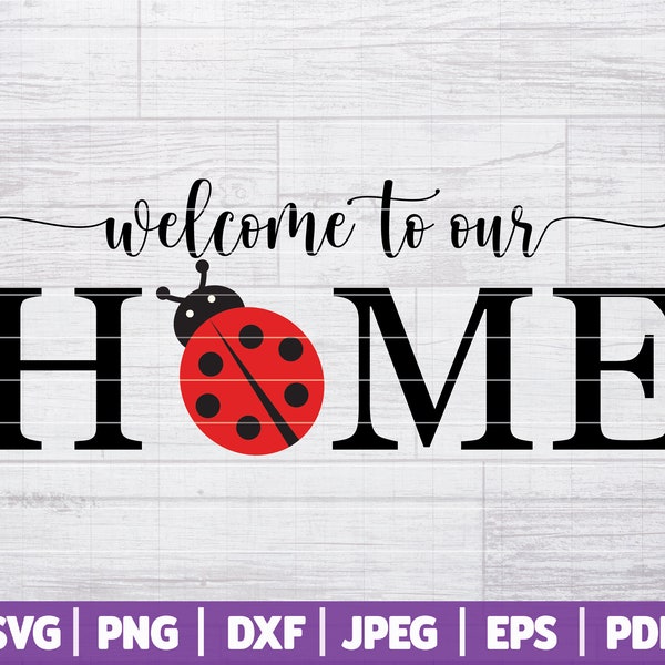 Ladybug Welcome Sign - Etsy