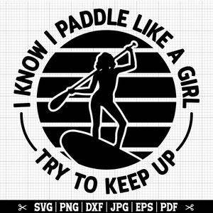 Stand up Paddling SVG Bundle, SUP Svg Bundle, Paddleboarding Svg, Stand ...