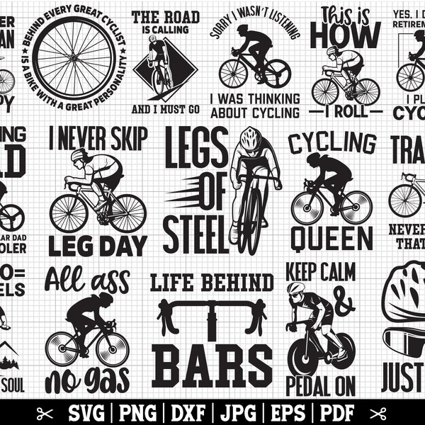 Cycling Svg - Etsy