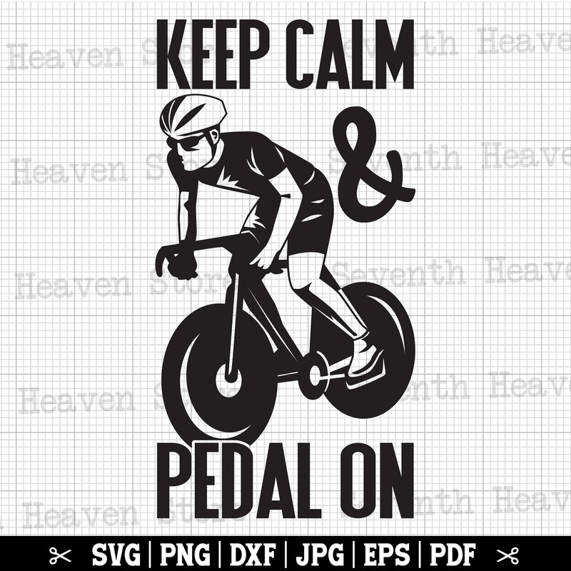Keep Pedaling - Etsy