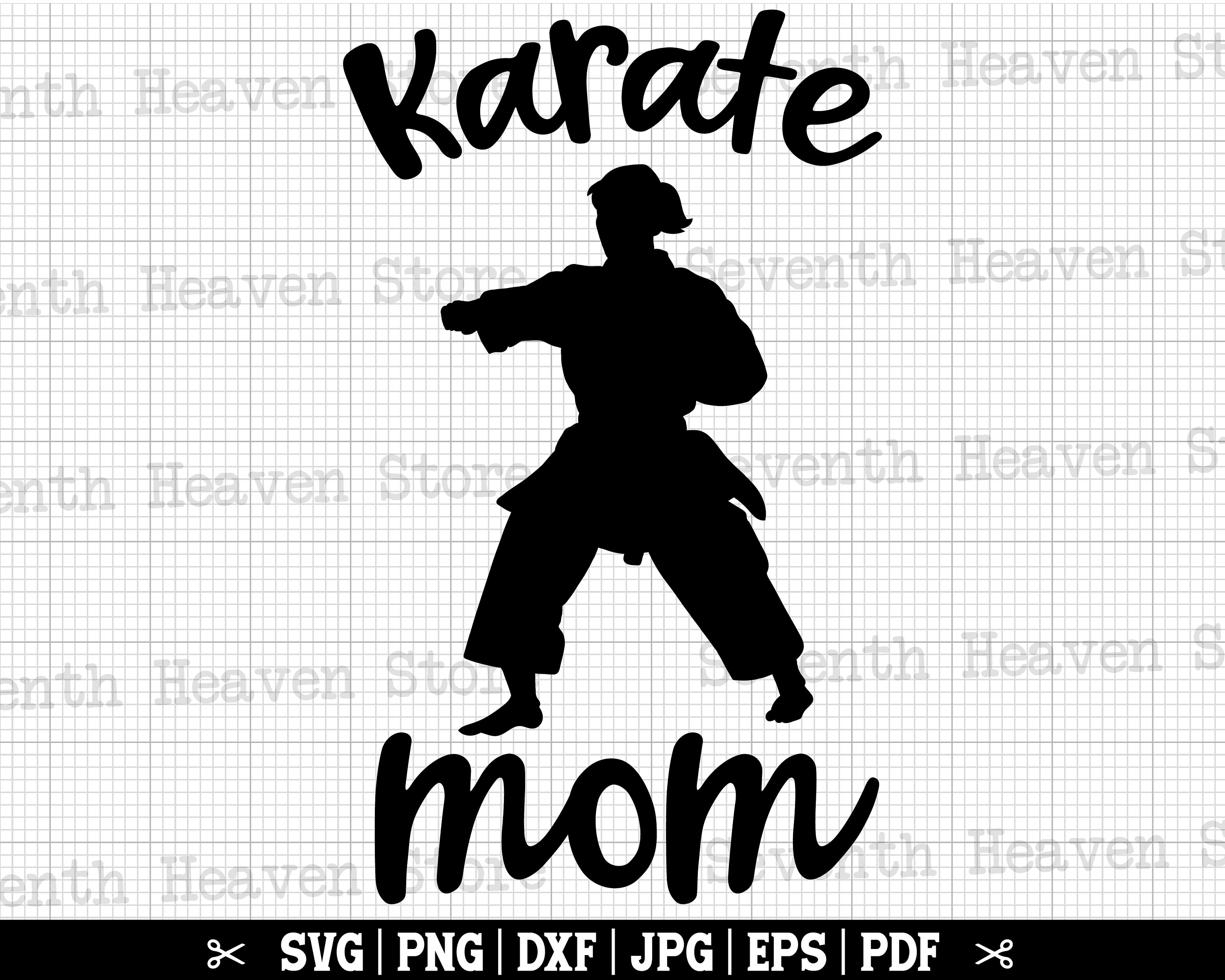 Karate Mom Svg, Karate Svg, Karate Mom Fighter, Karate Mom Cricut ...