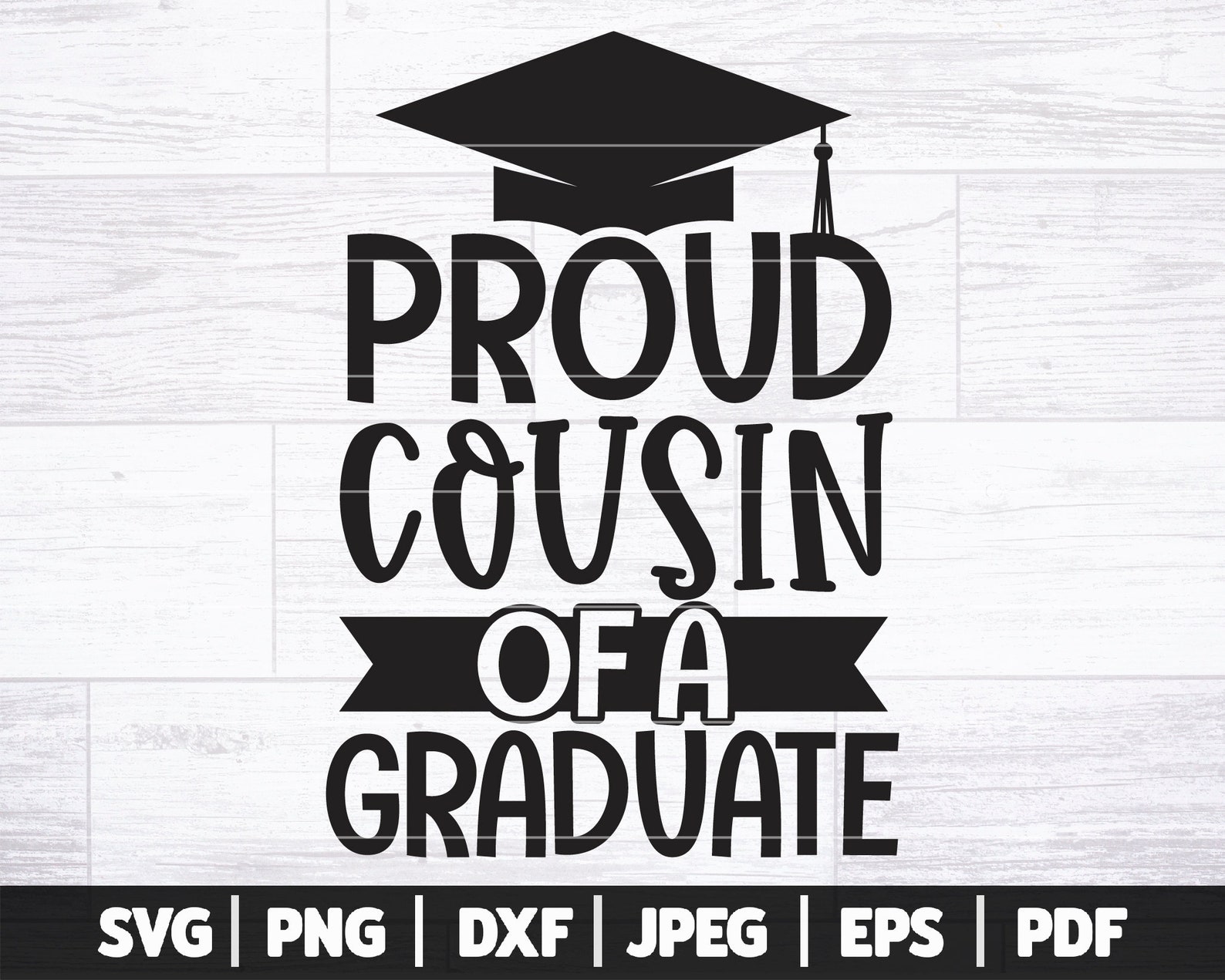 Proud Cousin of A Graduate SVG Proud Cousin Graduation SVG - Etsy