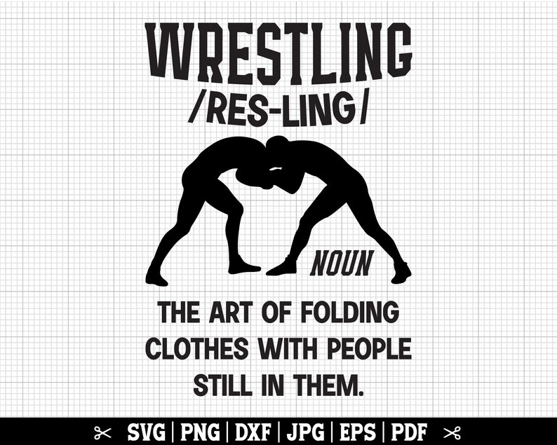 Wrestling Definition Svg, Funny Wrestling SVG, Wrestler Svg, Wrestling ...