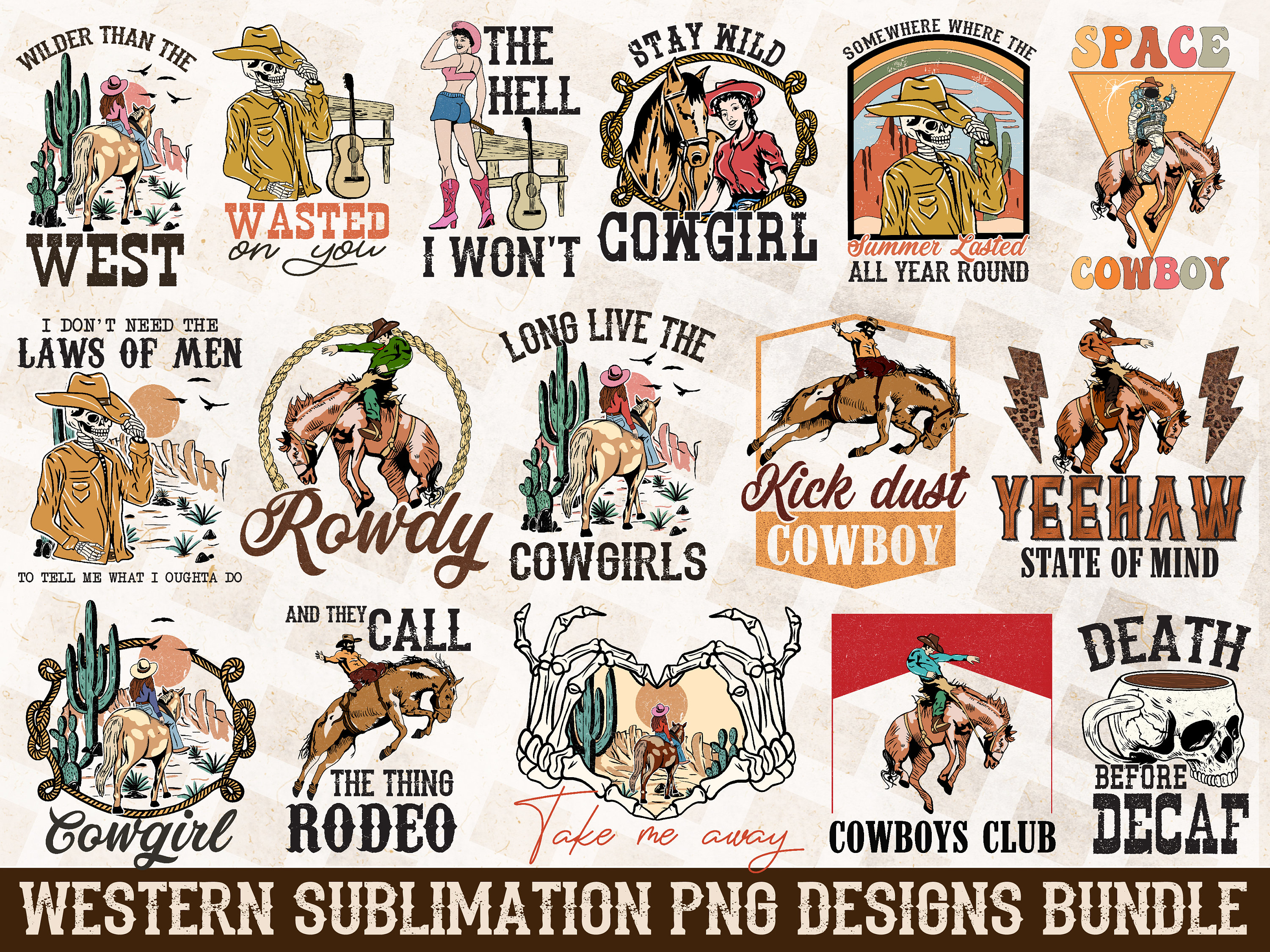 Cowboy Suas Decals Cowboy Bandit Wild West Vinyl Decal – S4S Designs