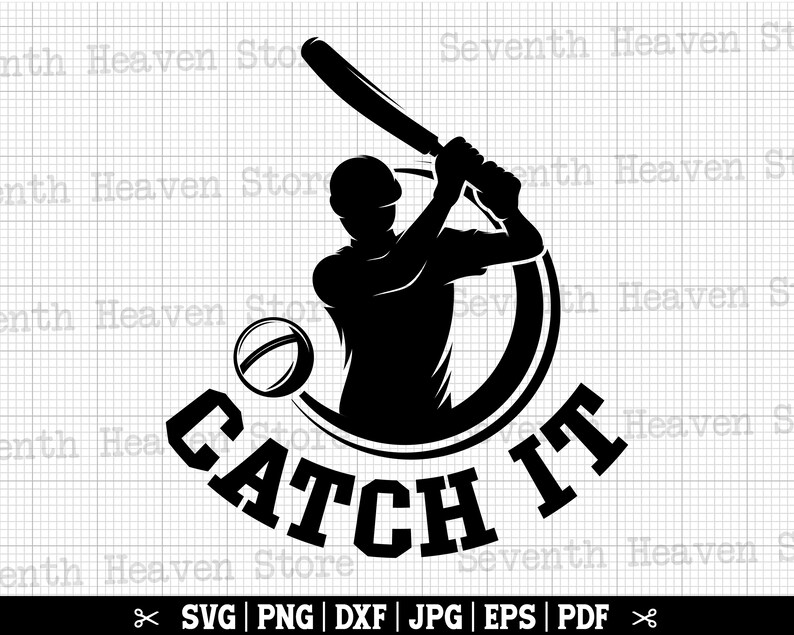 Catch It SVG, Cricket SVG, Cricket Player SVG, Cricket Cricut, Cricket ...