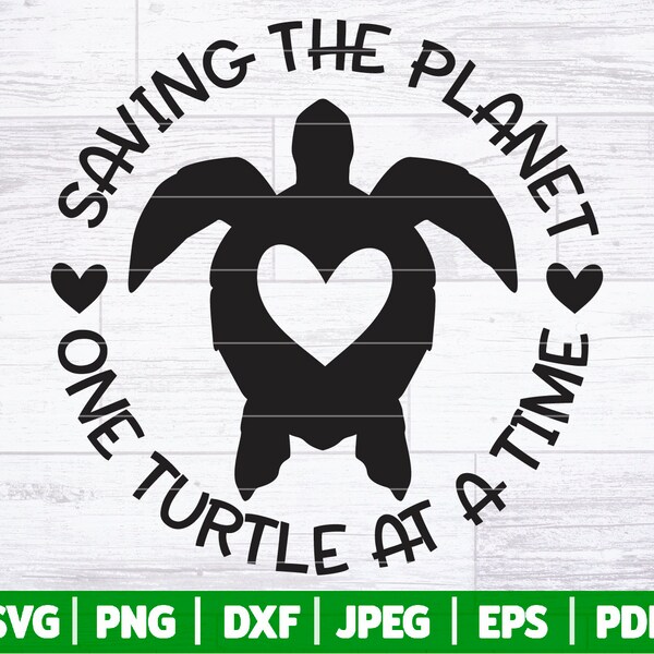 Save the Turtles Svg - Etsy