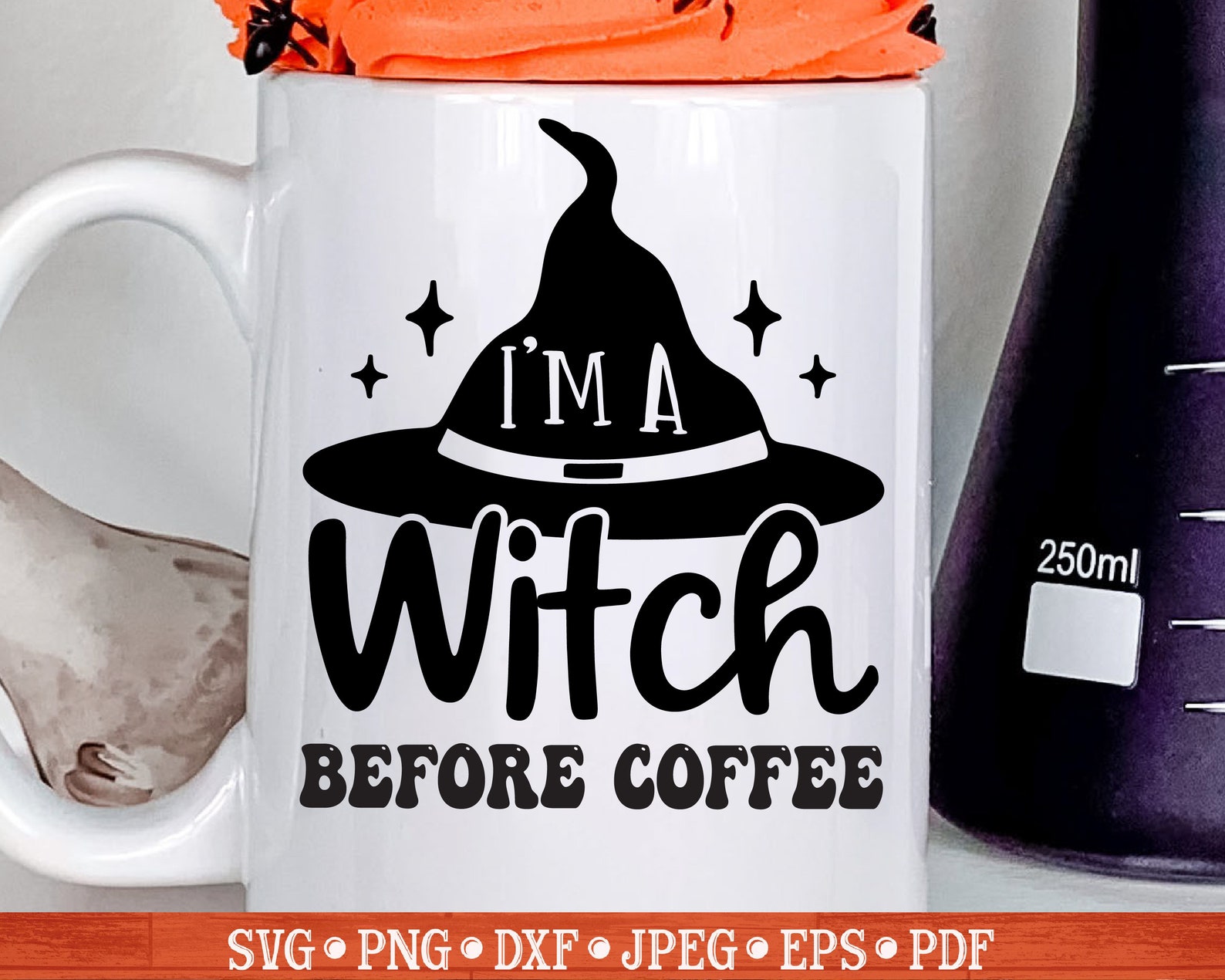 Halloween Coffee Bundle SVG | Coffee SVG, Halloween SVG, Witch Coffee ...