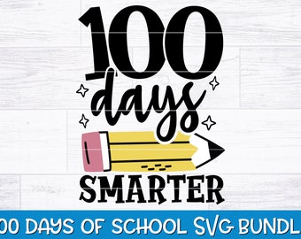100 Days of School Svg, This is What 100 Days Smarter Looks Like Svg ...