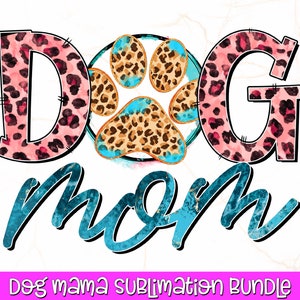 Dog Mom Sublimation Bundle | Dog Mama PNG Bundle | Fur Mom PNG | Dog ...