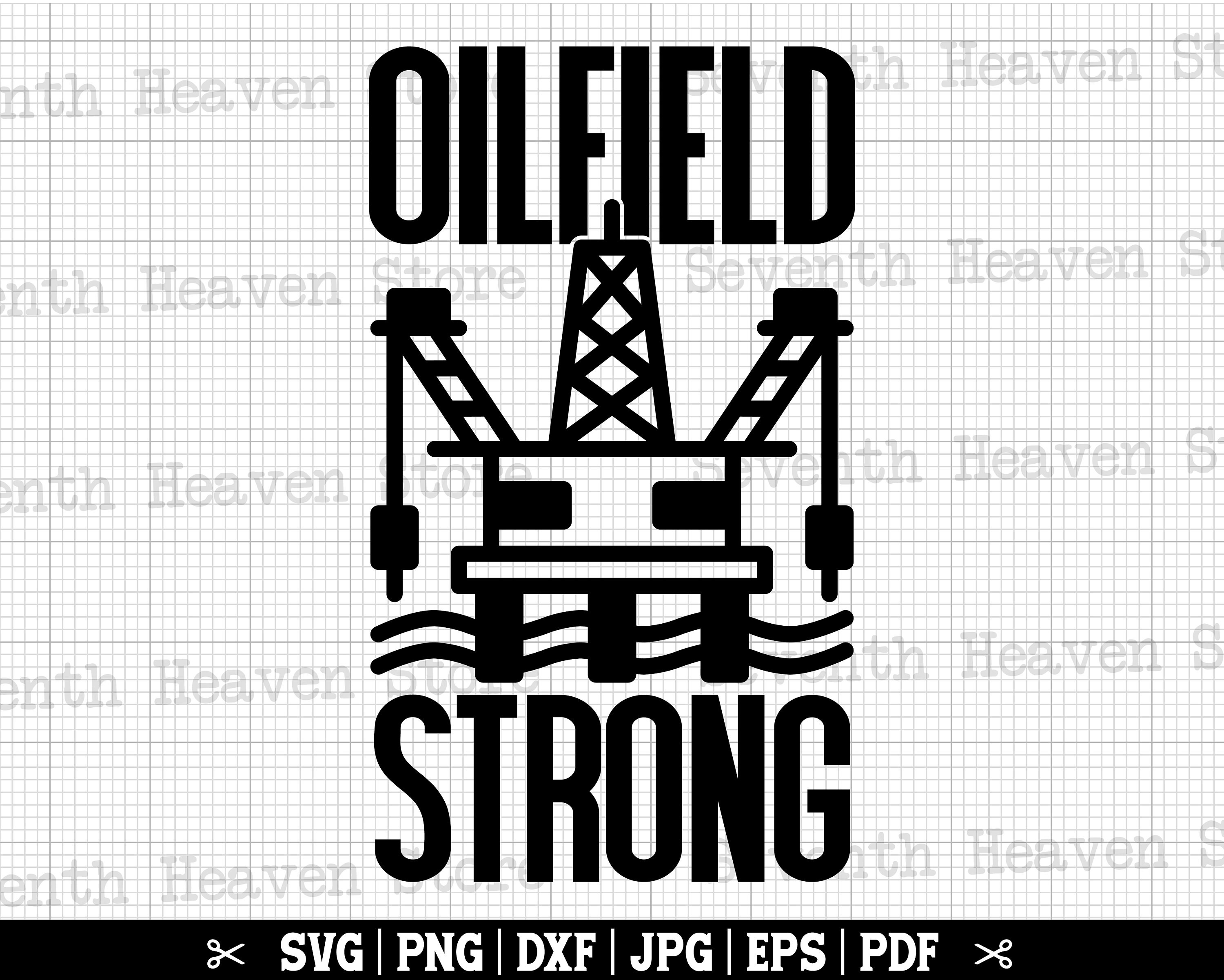 Oilfield SVG Bundle, Oil Rig Worker SVG, Oil Rig Svg, Drilling Rig Svg ...