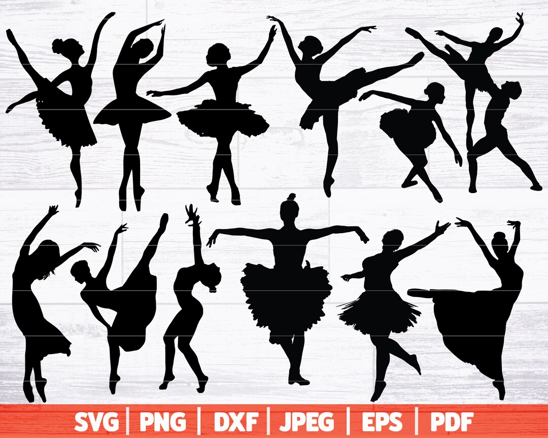 Ballerina SVG Bundle | Ballet SVG | Ballerina Silhouettes | Ballerina ...