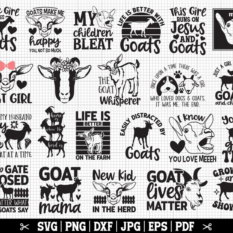 Goat Svg - Etsy
