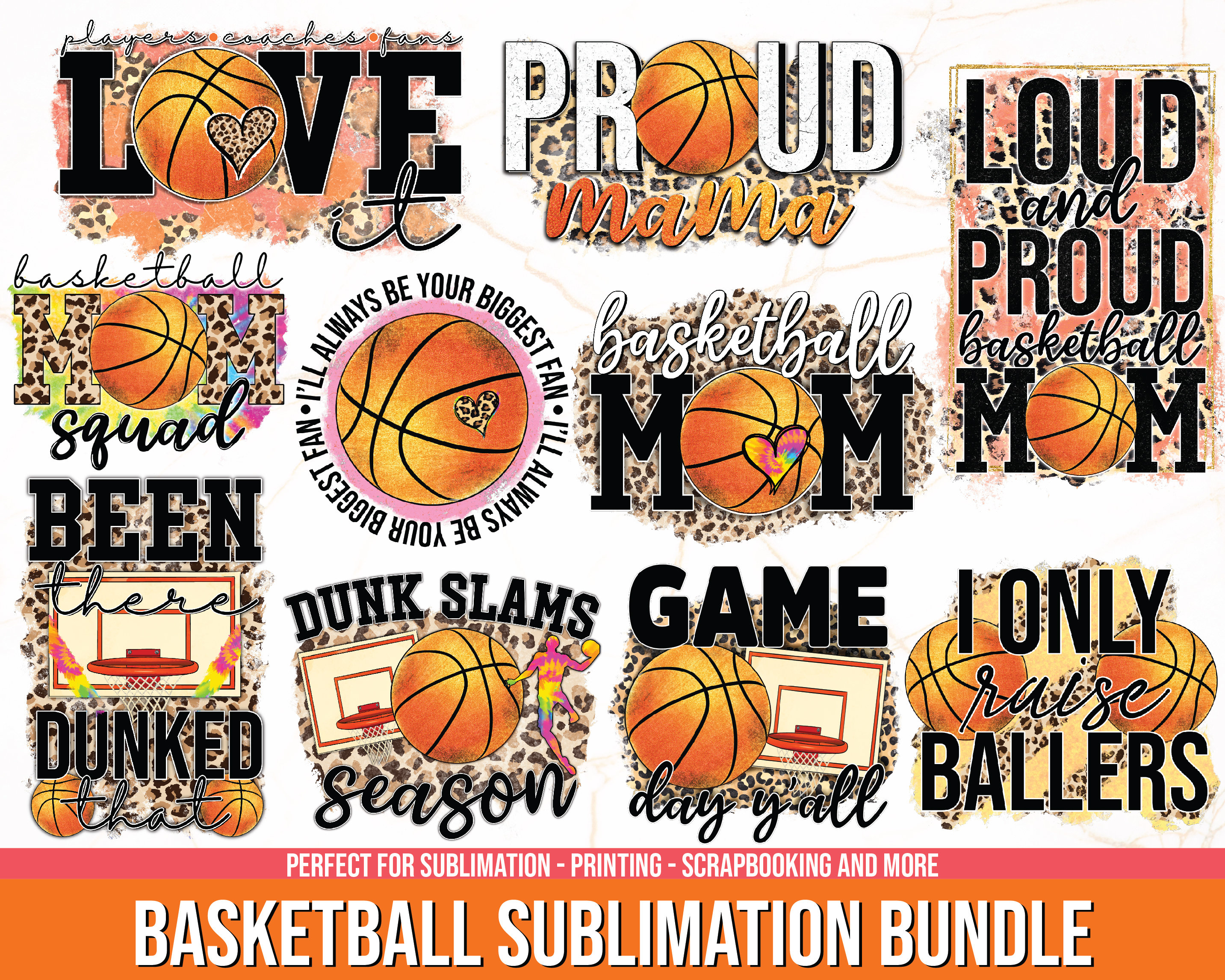 Basketball Sublimation Bundle | Basketball PNG Bundle | Basketball Mom ...