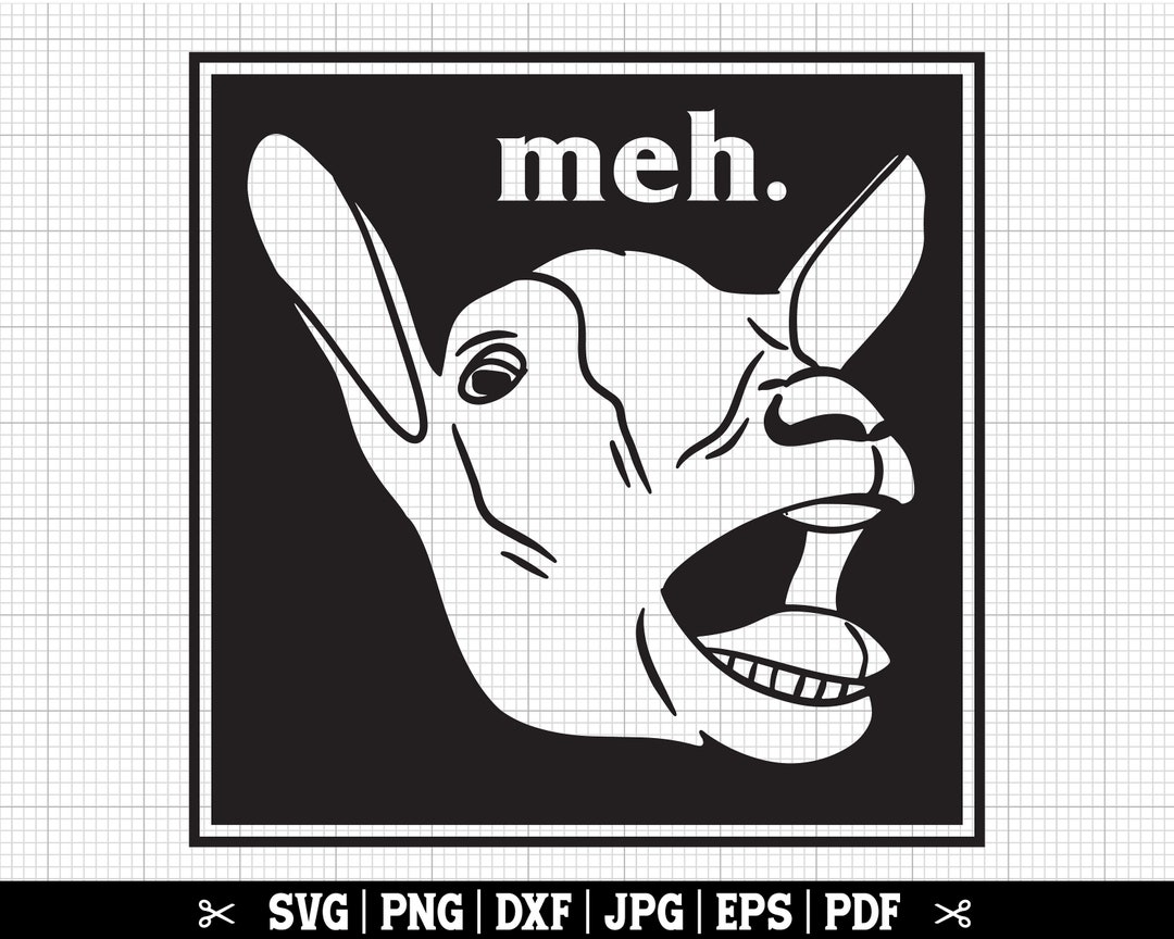 Meh Svg, Goat Svg, Goat Png, Bah Svg, Screaming Goat Svg, Goat Lover ...