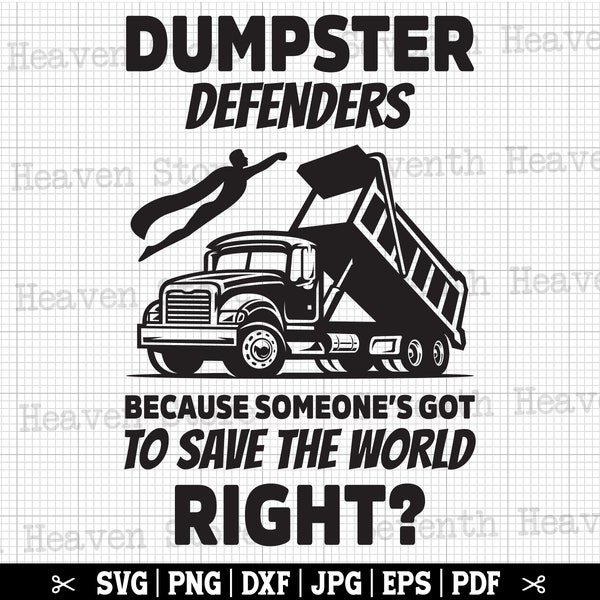 Dumpster Truck Svg - Etsy