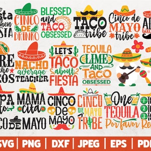 Cinco De Mayo Bundle SVG | Cinco De Mayo SVG | Fiesta Gnomes SVG ...