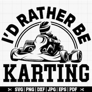 Go Kart SVG Bundle, Go Karting SVG Bundle, Kart Racer SVG, Go Kart ...