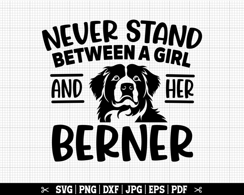 Bernese Mountain Dog SVG Bundle, Berner Bundle SVG, Bernese Mountain ...