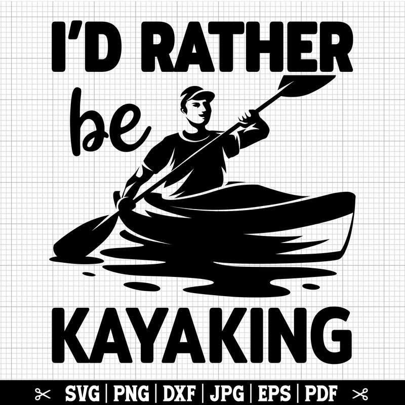 Kayaking Svg - Etsy