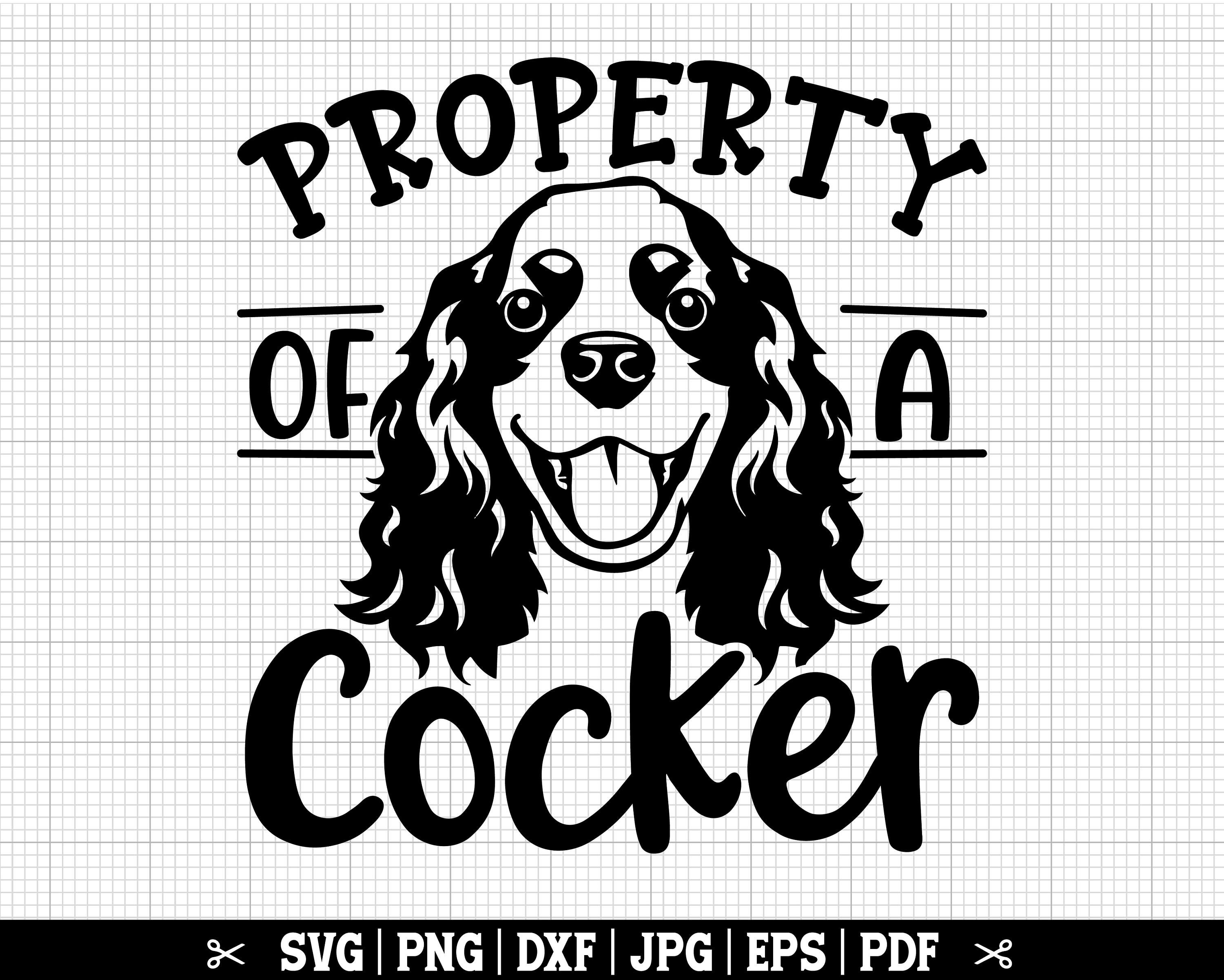 Cocker Spaniel SVG Bundle, Cocker Dog Bundle, Cocker Spaniel Cricut ...