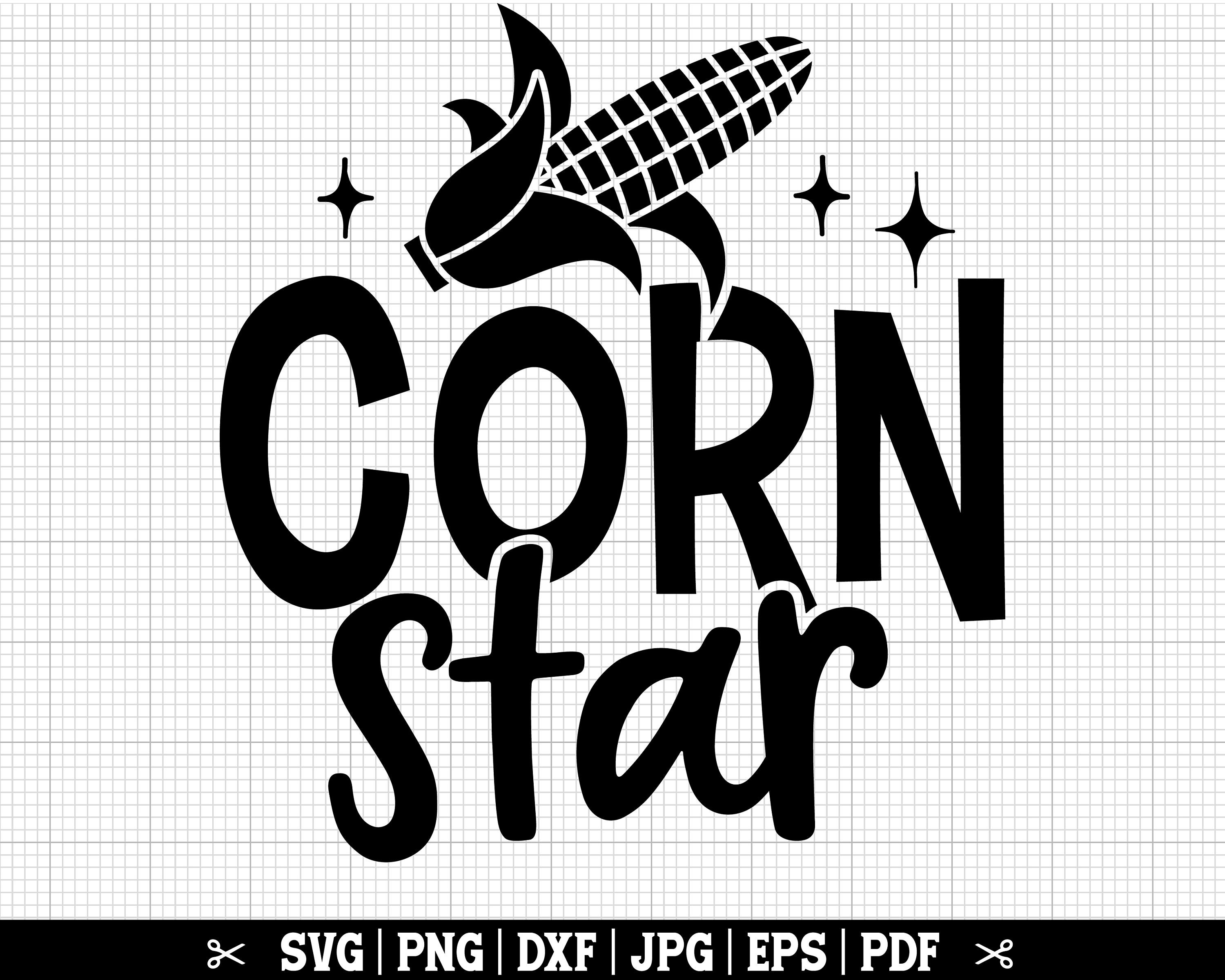 Corn Star Svg Corn SVG Corn Farmer Svg Es maíz SVG Corn - Etsy México