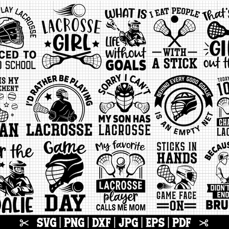 Lacrosse Svg - Etsy