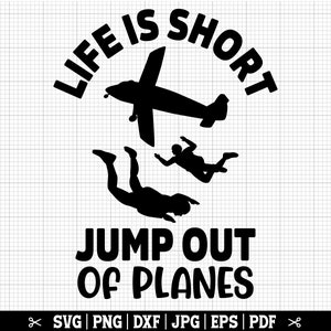 Skydiving SVG Bundle, Skydiver Bundle SVG, Parachuting Svg, Skydiving ...