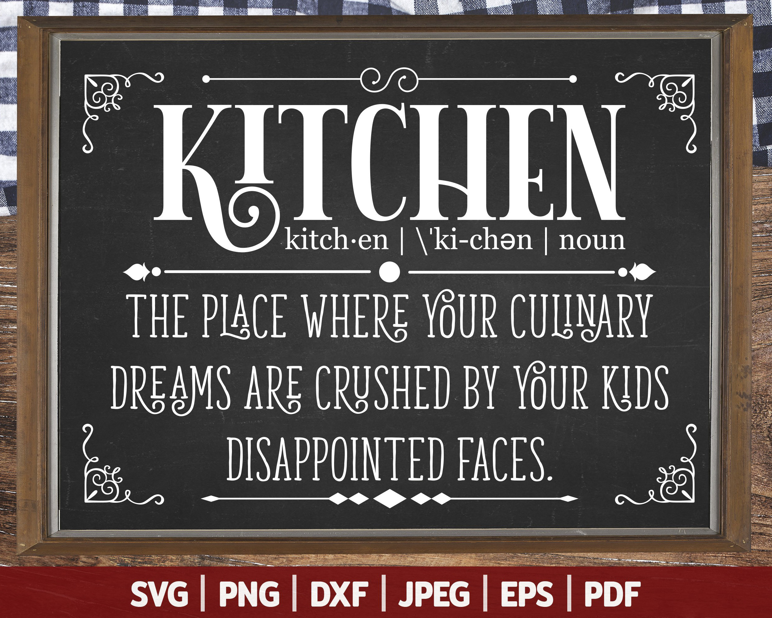 Kitchen Definition Svg Funny Kitchen Svg Kitchen Svg - Etsy