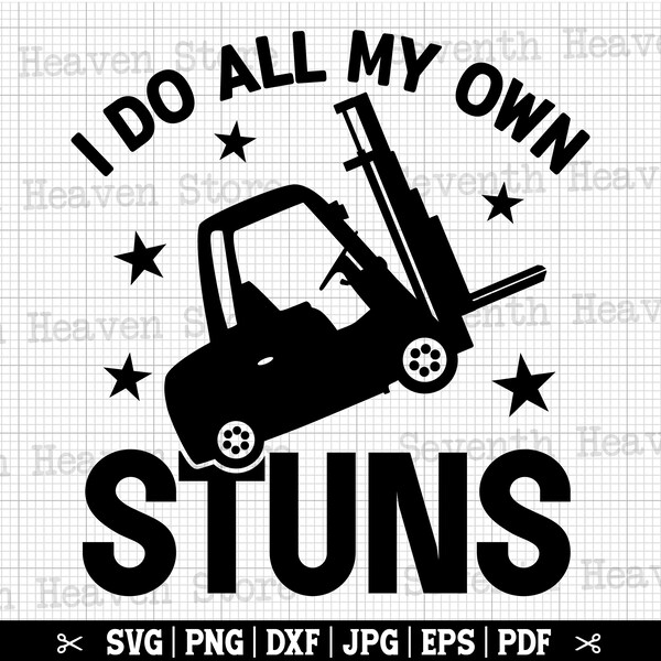 Funny Forklift Driver Svg - Etsy