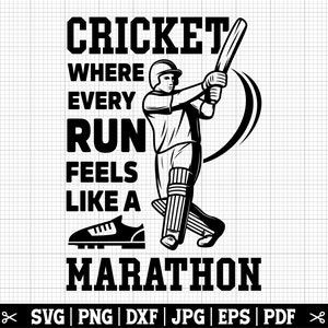 Cricket SVG Bundle, Cricket Player SVG, Cricket Quotes Svg, Cricket ...